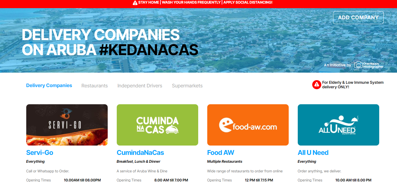 deliveryaruba.com ta yega na rescate - EA News Aruba