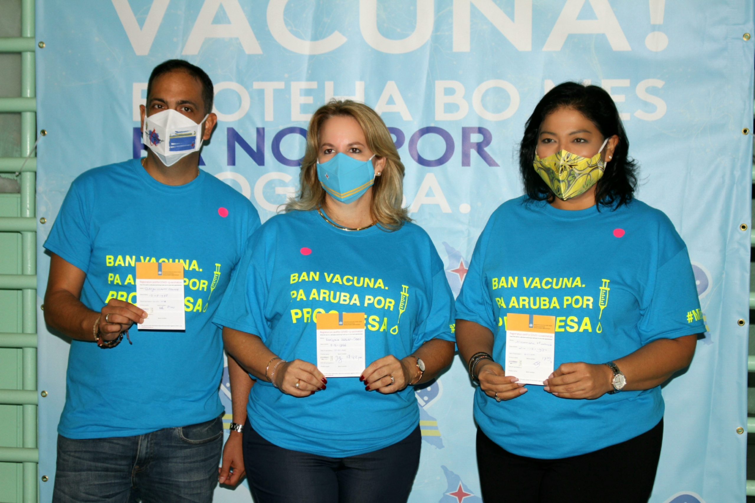 Minister Dangui Oduber tambe a haya su vacuna contra COVID-19 - EA News ...