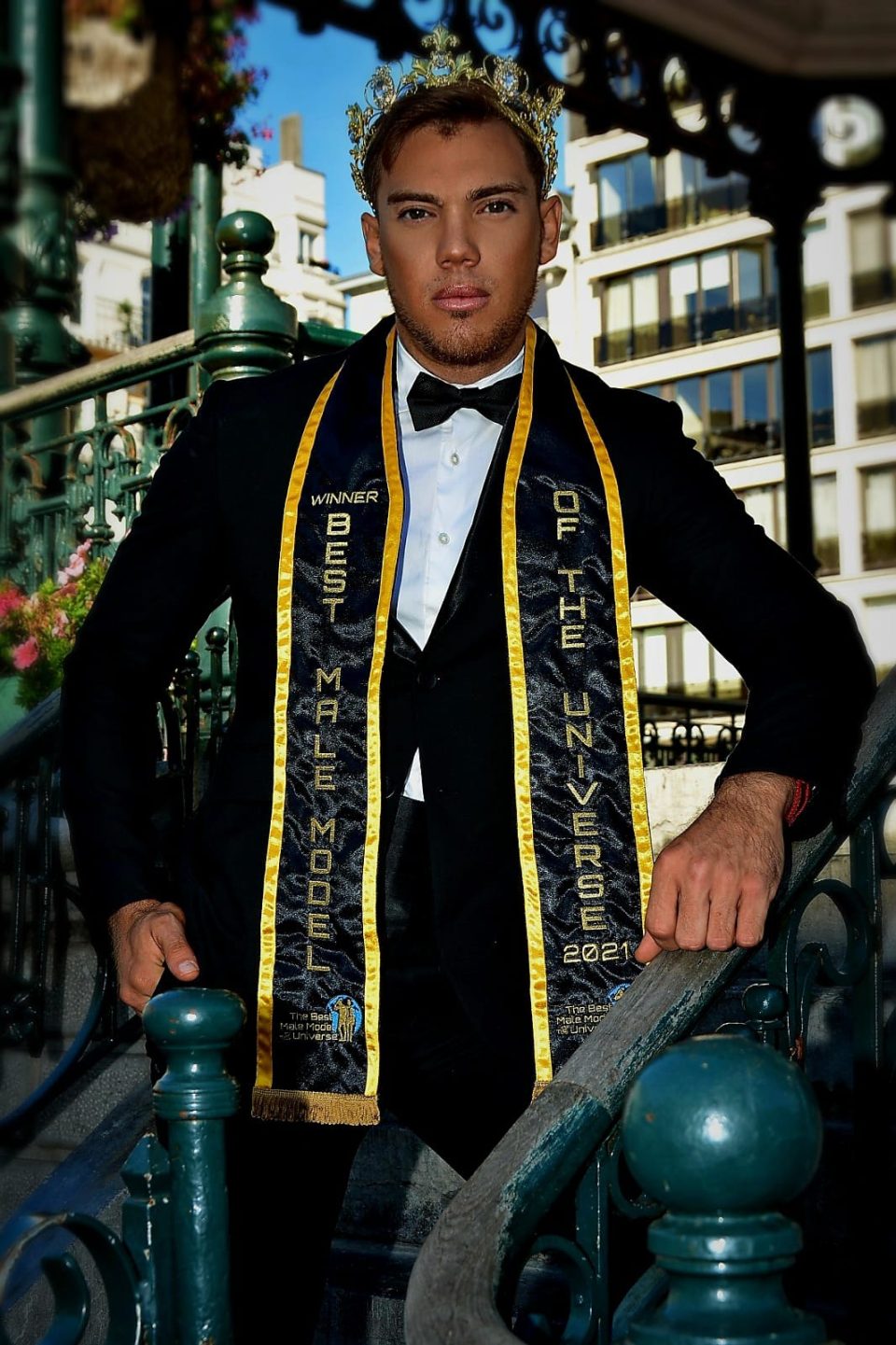 Derrel Lampe a conquista titulo maximo di Best Male Model of the ...