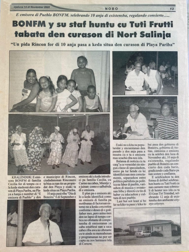 Grupo Tuti Frutti ta enfoca pa traha cantica folklore y keda educa ...