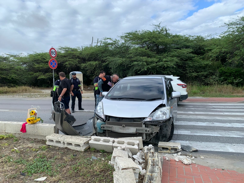 Turista a accidenta na Mahuma - EA News Aruba