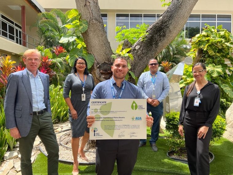 Aruba Airport receives Airport Carbon Accreditation Level 3 - EA News Aruba