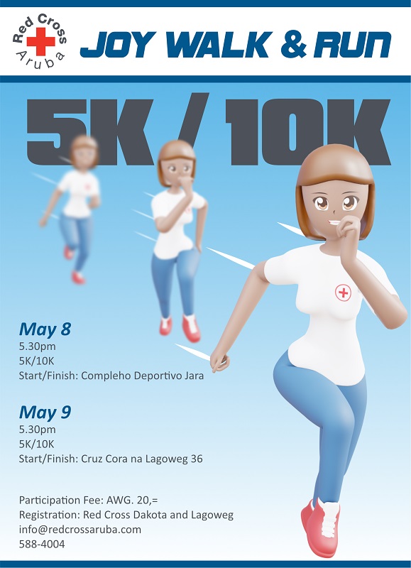 Joy Walk/Run riba dia mundial di cruz cora - EA News Aruba