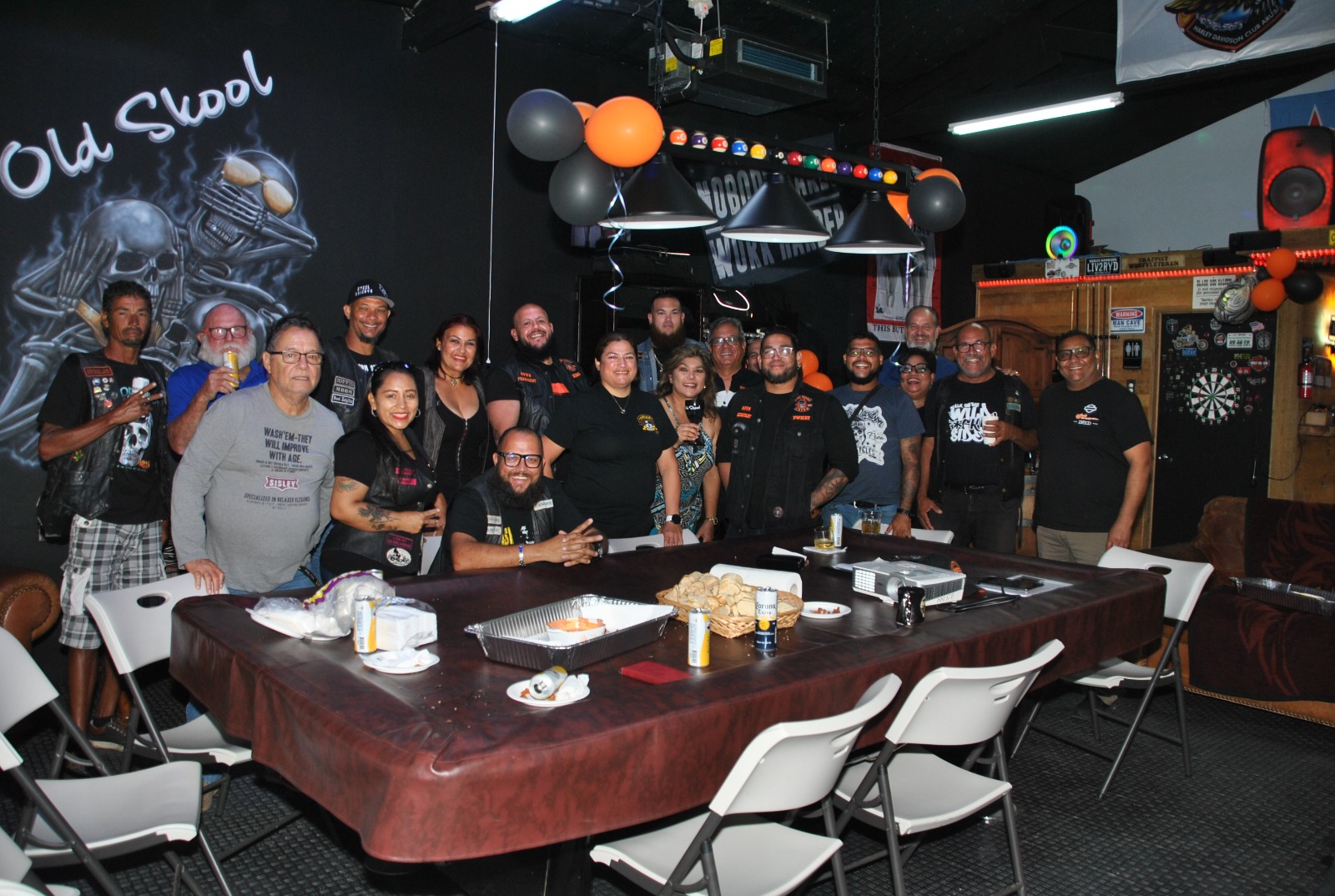 Presidents of the Harley Club gathered for a grand celebration of ...