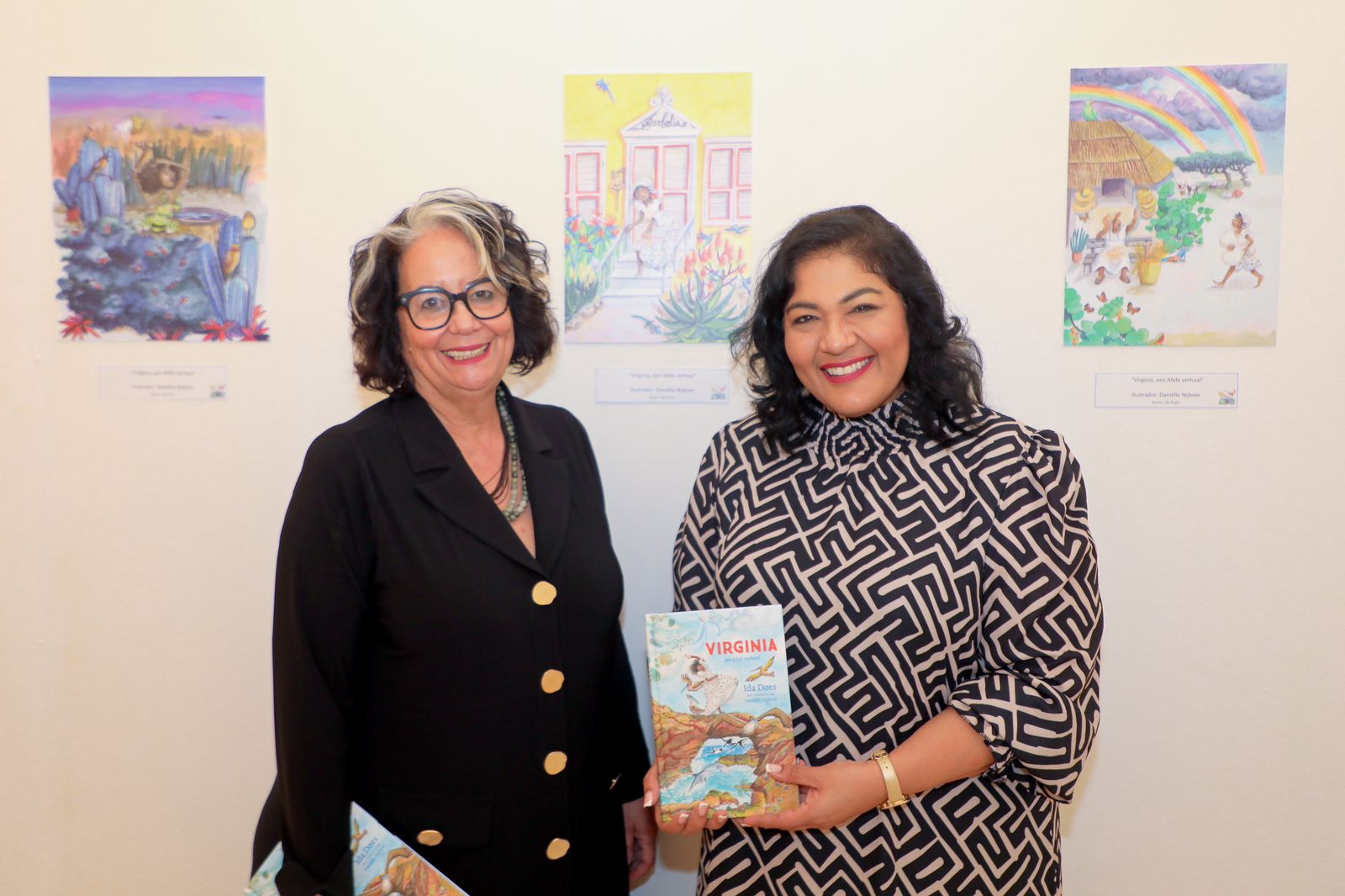 Minister di cultura a presencia e lansamento di e Buki 'Virginia, Een ...