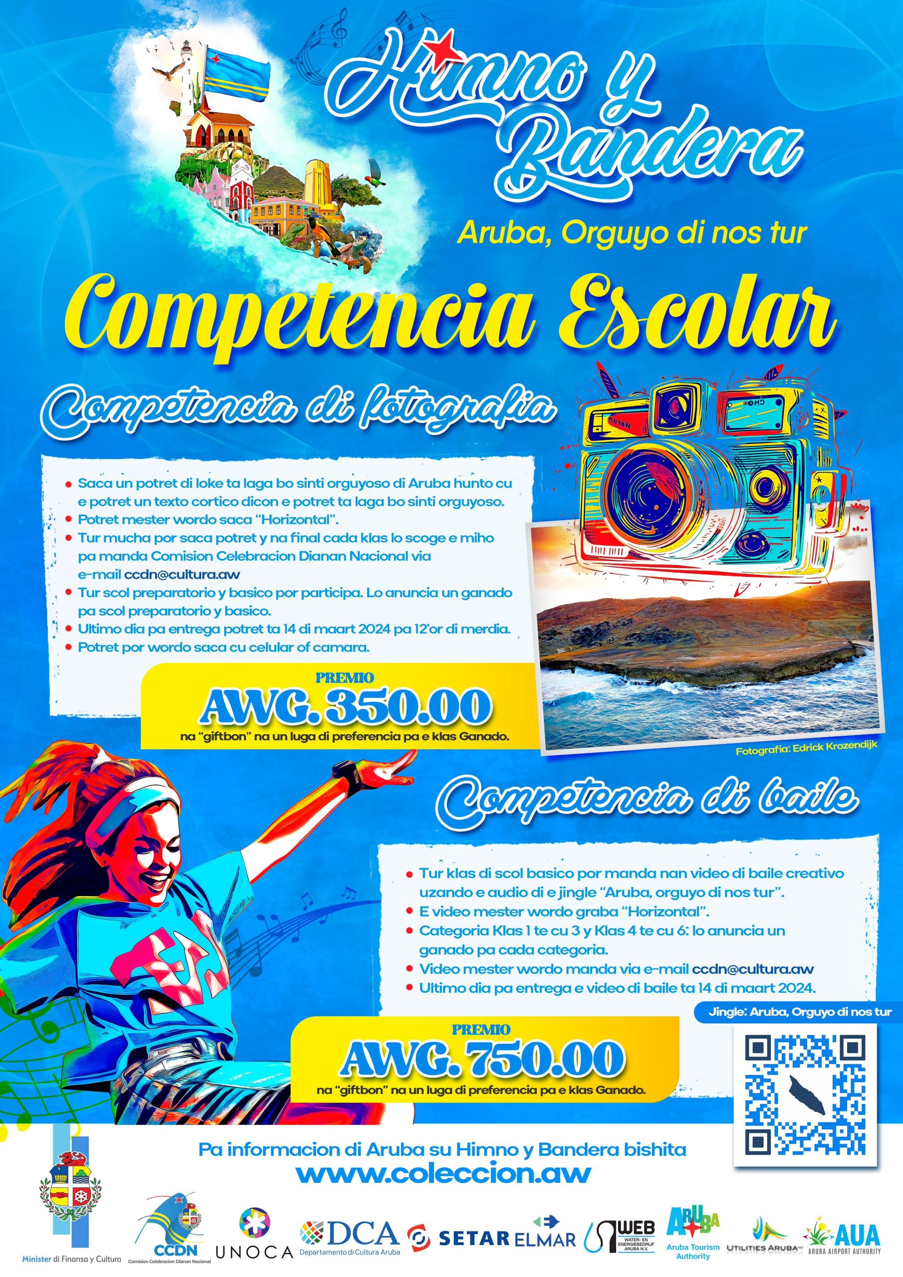 Competencia escolar di fotografia y baile: “aruba, orguyo di nos tur ...