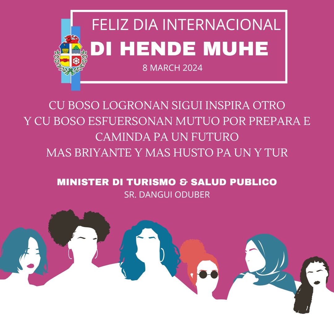 Minister Dangui Oduber: Feliz dia di hende muhe - EA News Aruba