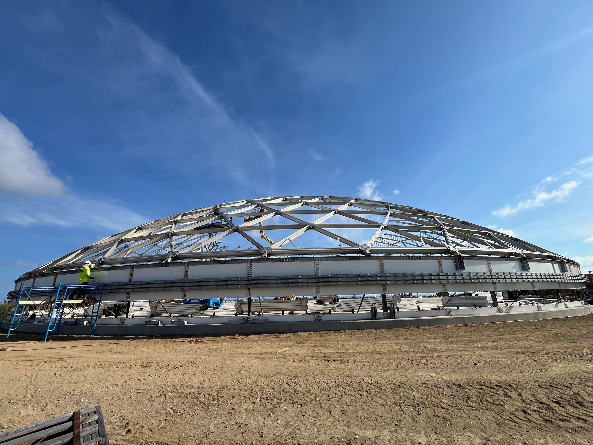 Nieuwe watertank in Alto Vista in aanbouw - EA News Aruba