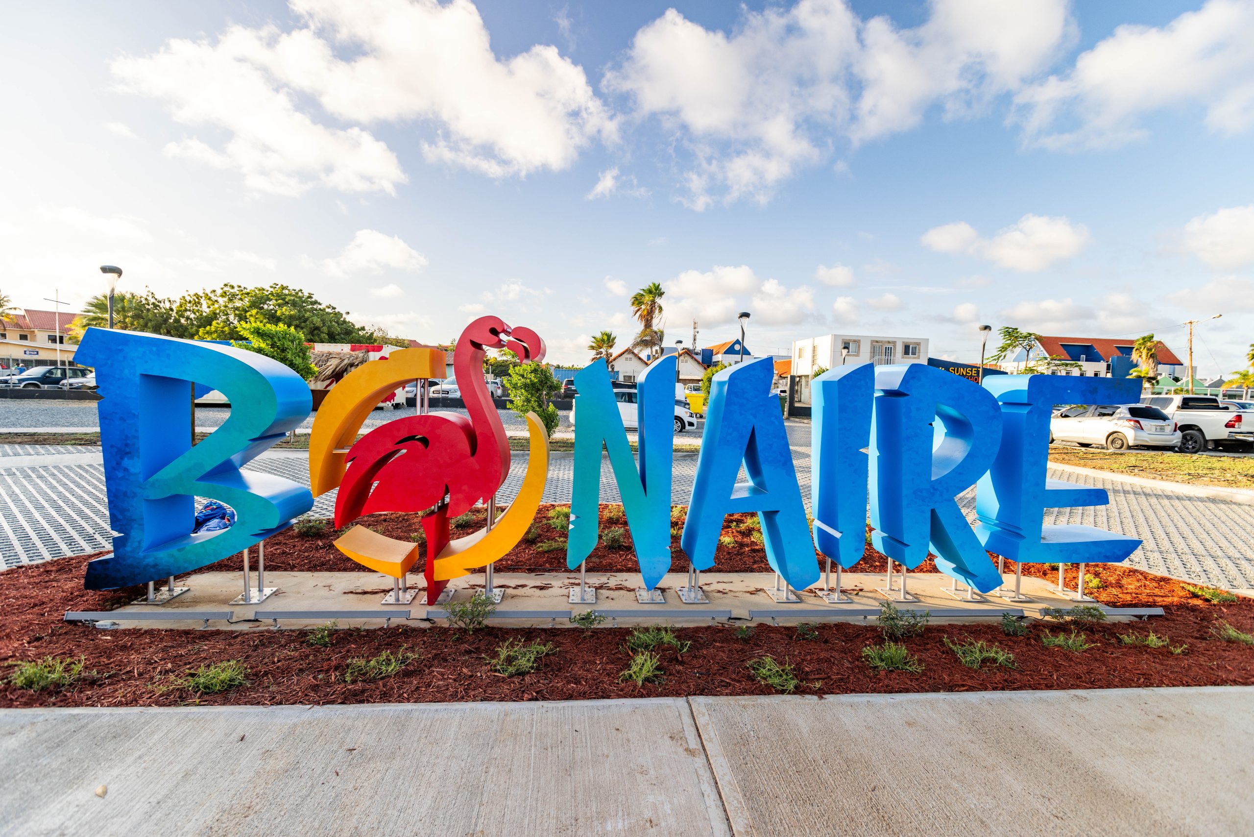 New “It’s in our Nature” Bonaire Sign Unveiled at Isidel Beach Park ...