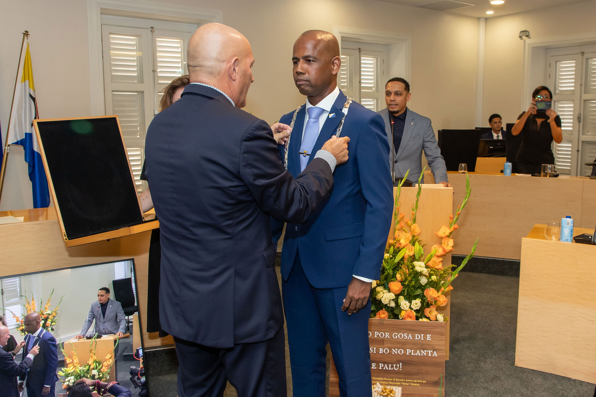 John Soliano beëdigd als nieuwe gezaghebber van Bonaire - EA News Aruba