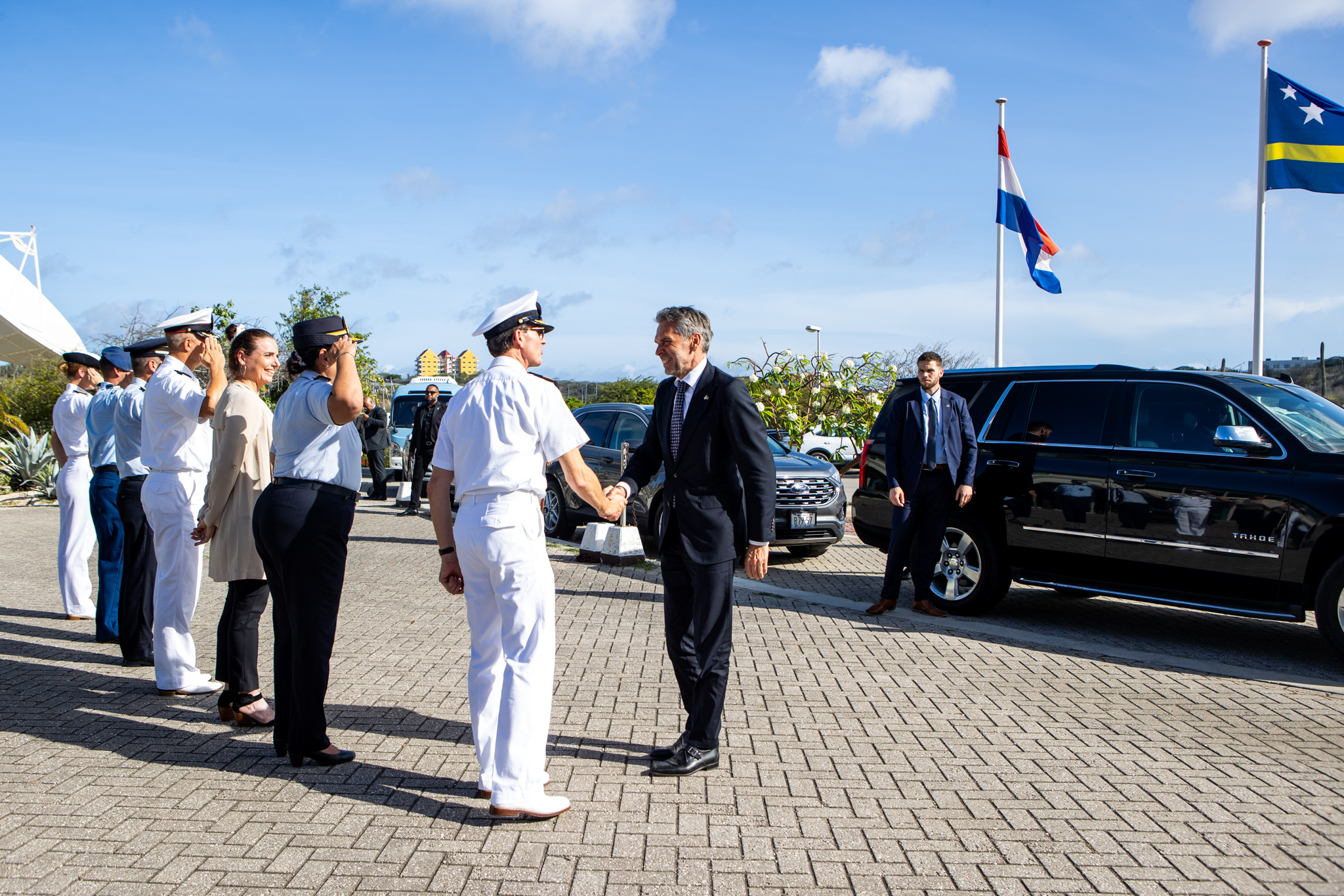 Prime Minister Schoof visits Naval Base Parera on the island of Curaçao ...